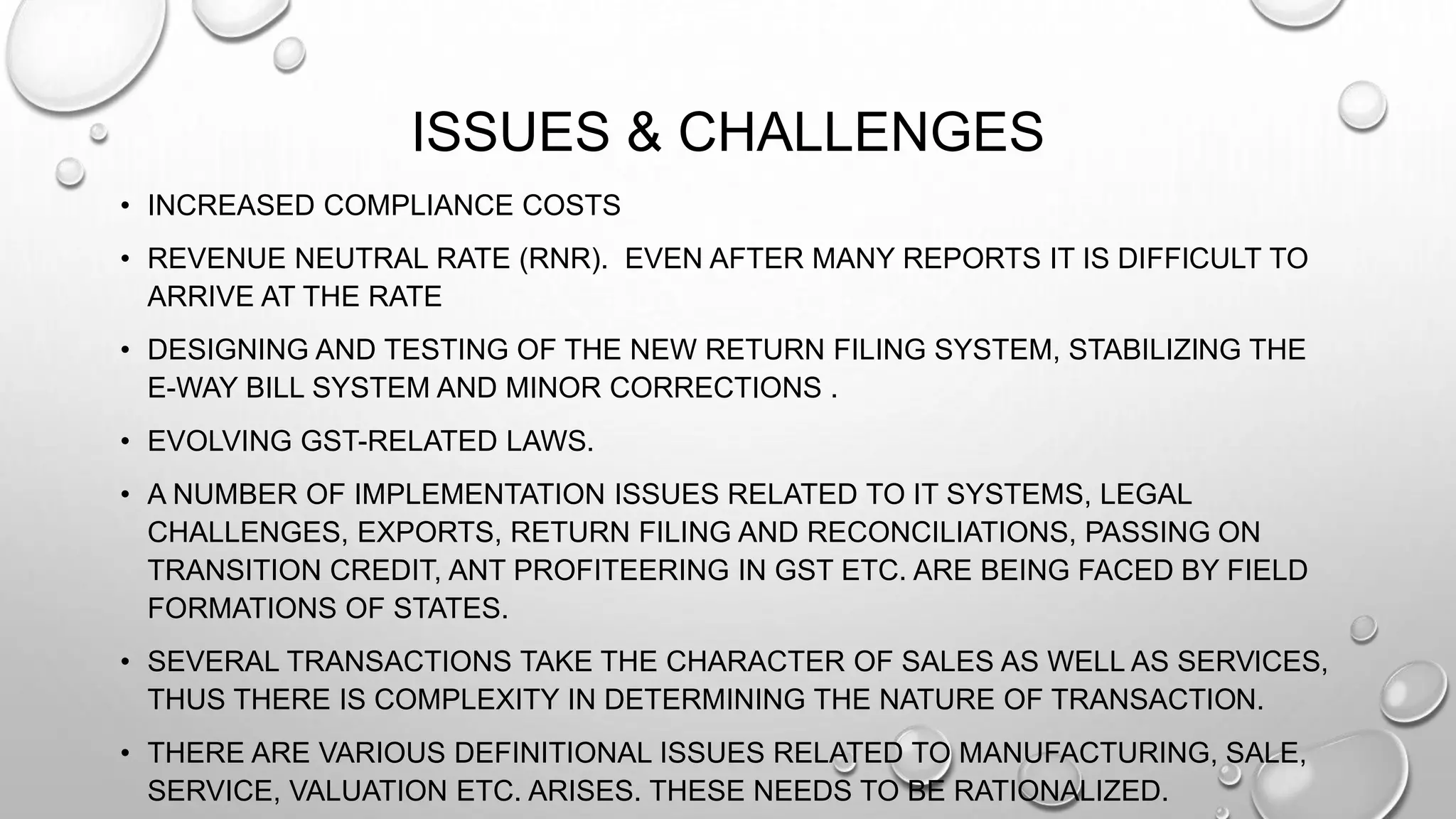 GST in India - One year Opportunities and Challenges | PPTX