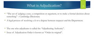 GST Adjudication & Appeals | PDF