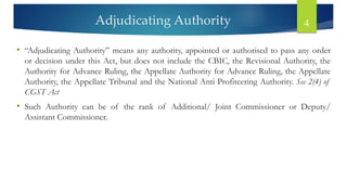 GST Adjudication & Appeals | PDF