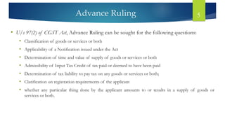 Advance Ruling under GST | PDF