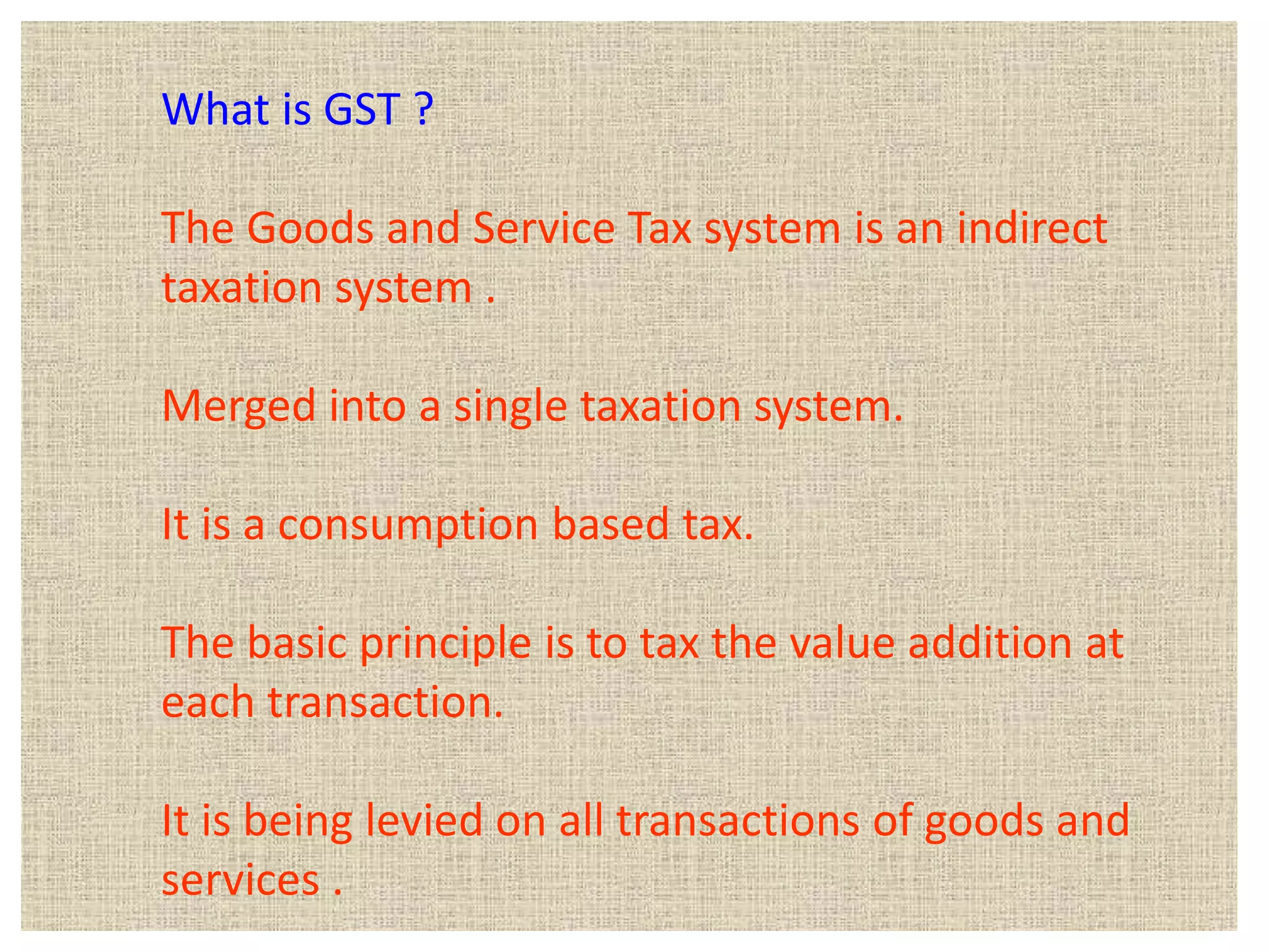 GST and Indian Manufacturing Sector | PPTX