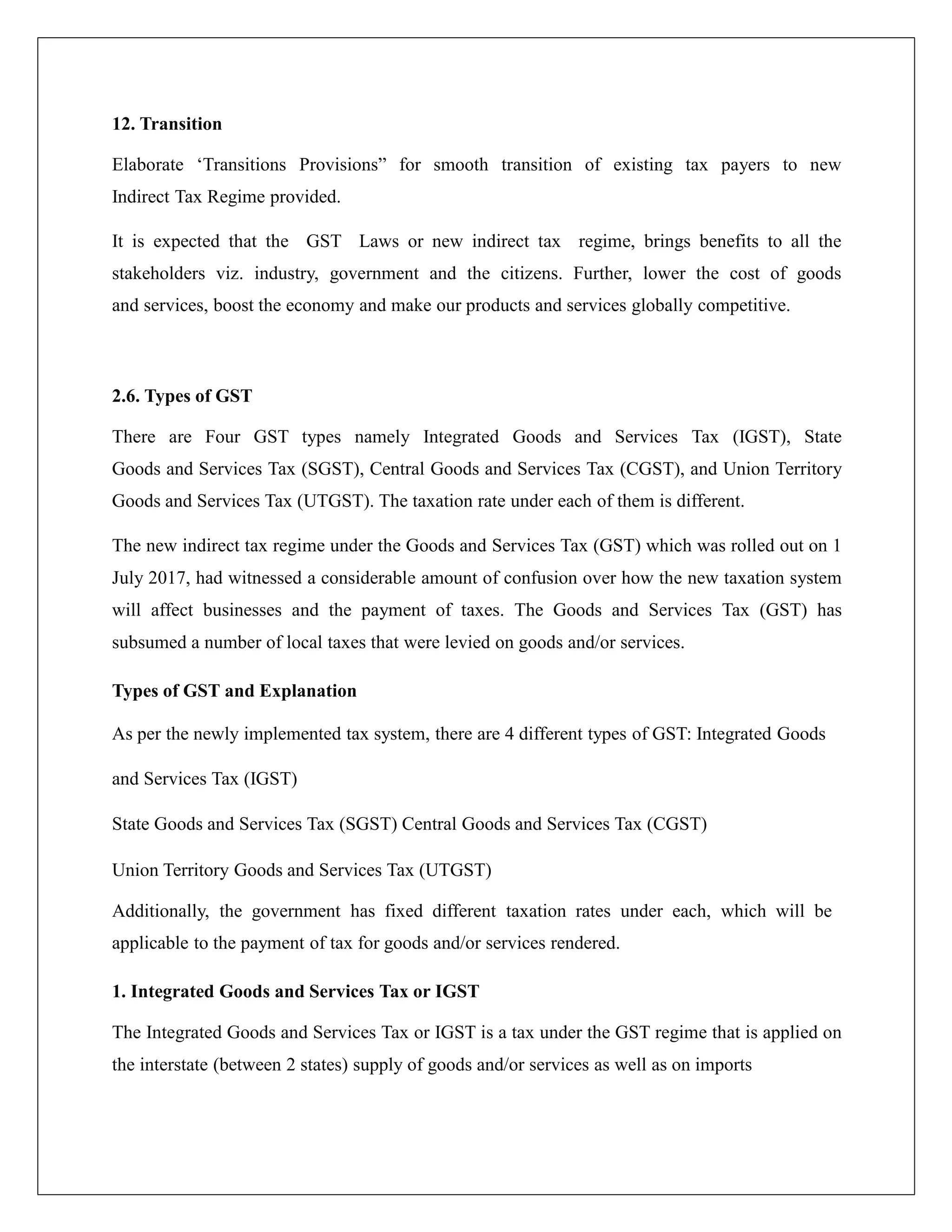 Gst and its features | PPT