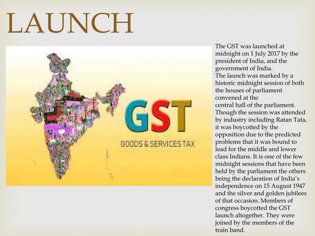GST AND ITS IMPACT ON GDP.pptx | Personal Taxes | Personal Finance
