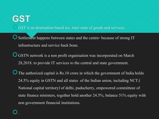 Gst and technology | PPTX