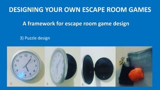Designing escape room games for ELT | PPTX
