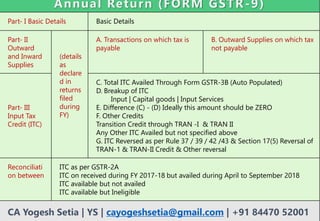 GST Audit & Annual Return | PDF | Business Accounting & Finance | Business