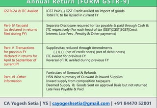 GST Audit & Annual Return | PDF | Business Accounting & Finance | Business