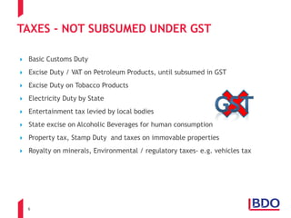 Gst basic design and key differentiators | PPT