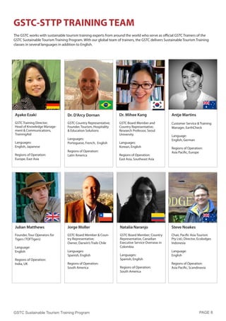 GSTC Sustainable Tourism Training Program Overview for Destination ...