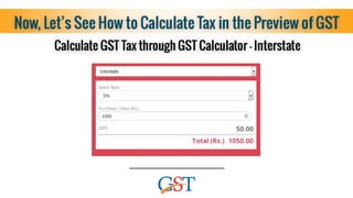 How GST Calculator Works: Intrastate & Interstate Transaction in India ...