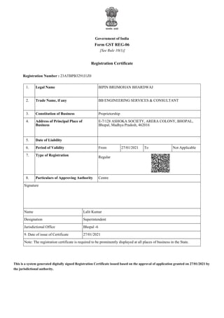 gst certificate bipin bhardwaj.pdf