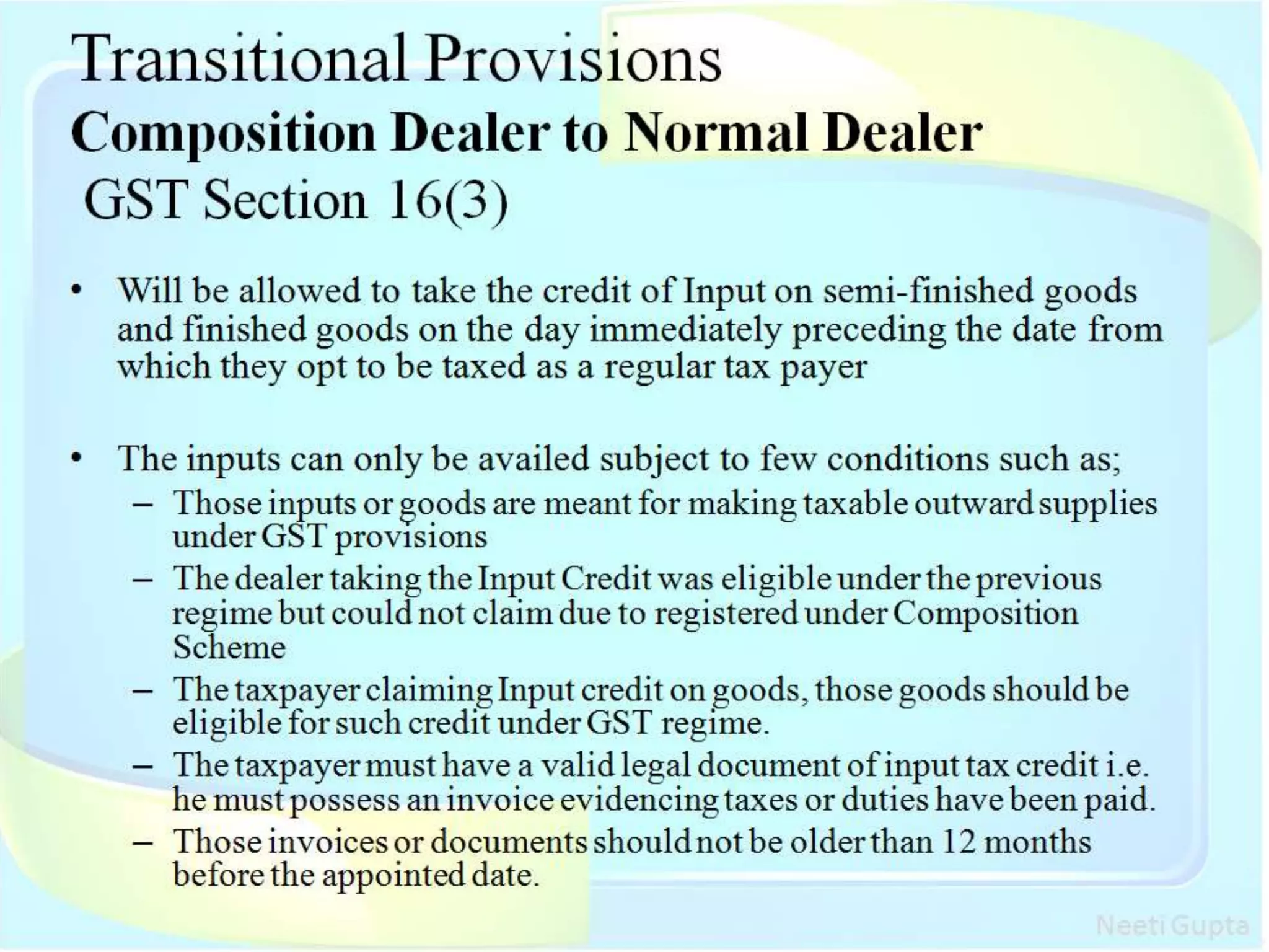 GST Composite Scheme | PPT