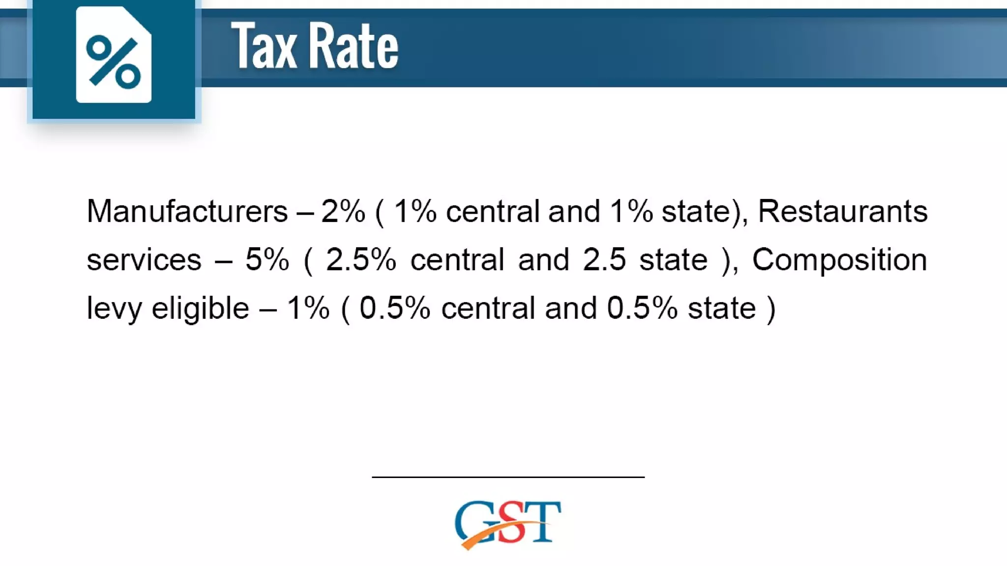 GST Composition Scheme Key Features | PPT