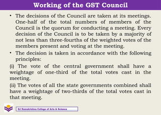 GST Council - Vision, Mission and Functions.pptx
