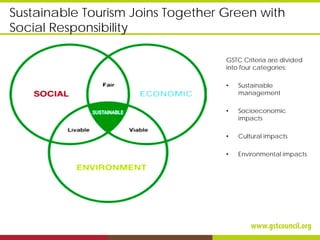 GSTC Sustainable Presentation at CruiseShippingMiami | PDF