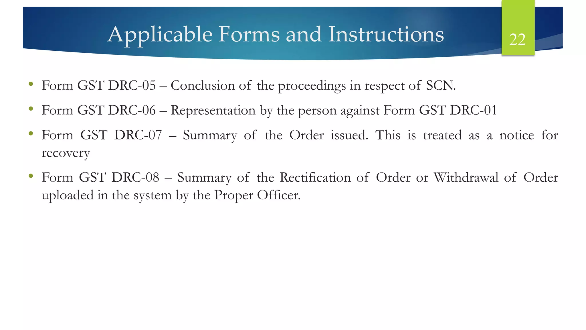 GST - Demand & Recovery | PDF
