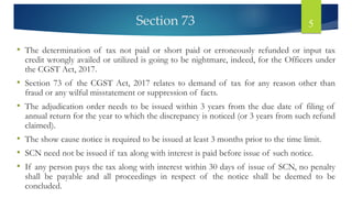 GST - Demand & Recovery | PDF