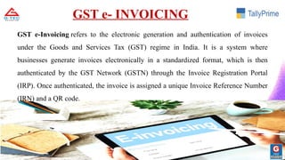 Gst e invoicing Gst e invoicing Gst E in | PPT