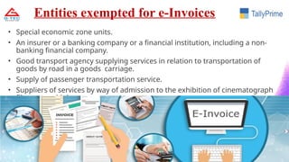 Gst e invoicing Gst e invoicing Gst E in | PPTX