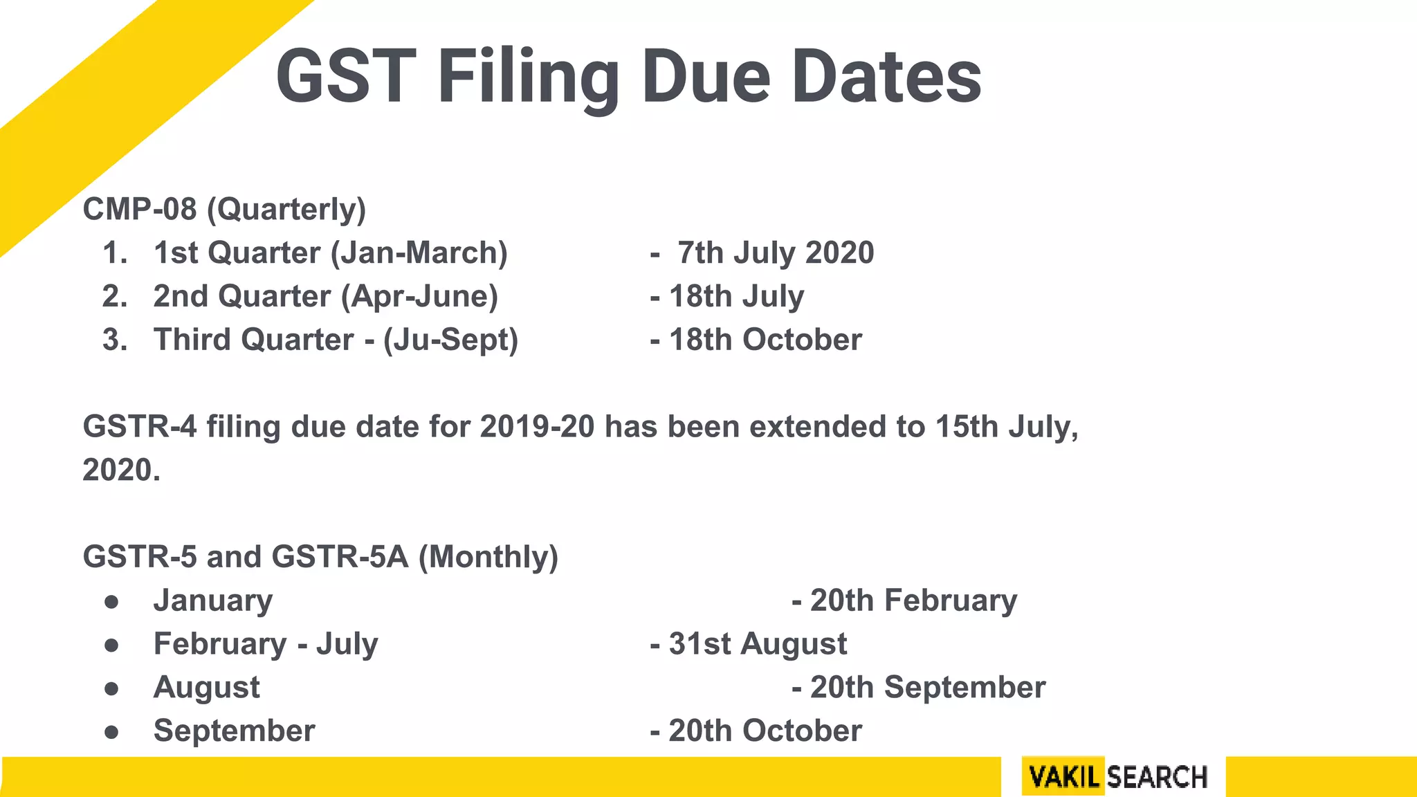 Gst Filing Online India | PPTX