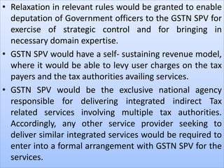 GOODS AND SERVICE TAX NETWORK (GSTN) | PPTX