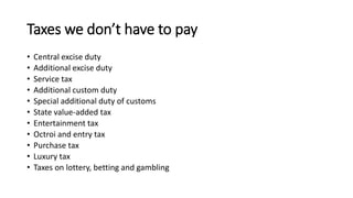 GST gets rolling | PPTX | Business Accounting & Finance | Business