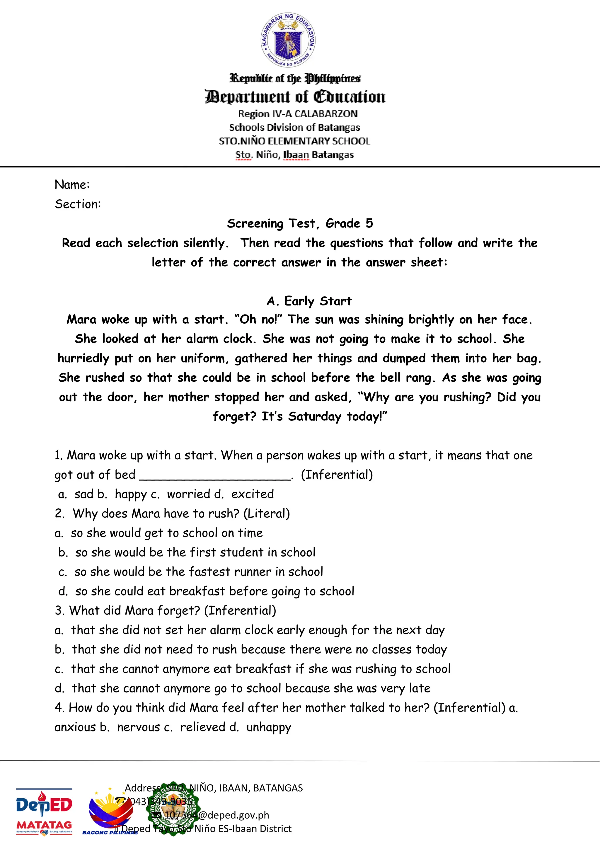 Group screening test in English GRADE 5.docx