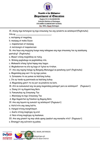 Group Screening Test GRADE 6 - FILIPINO.docx