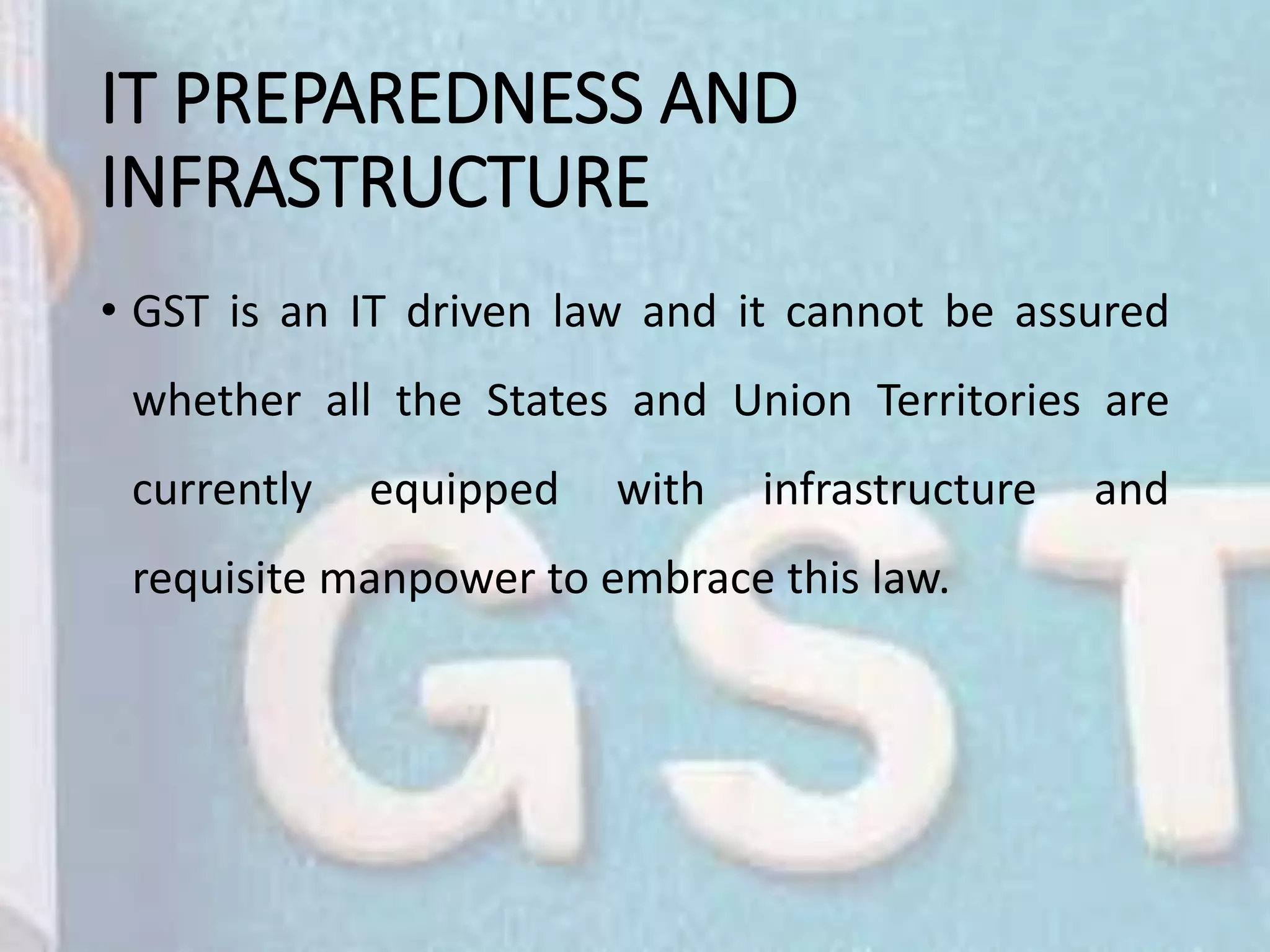 GST : Benefits and challanges in indian context ( By Prachi and Group ...