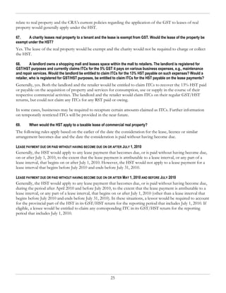 Canada Revenue GST/HST Notice | PDF | Personal Taxes | Personal Finance