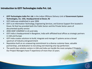 Introduction to GSTi India | PPT