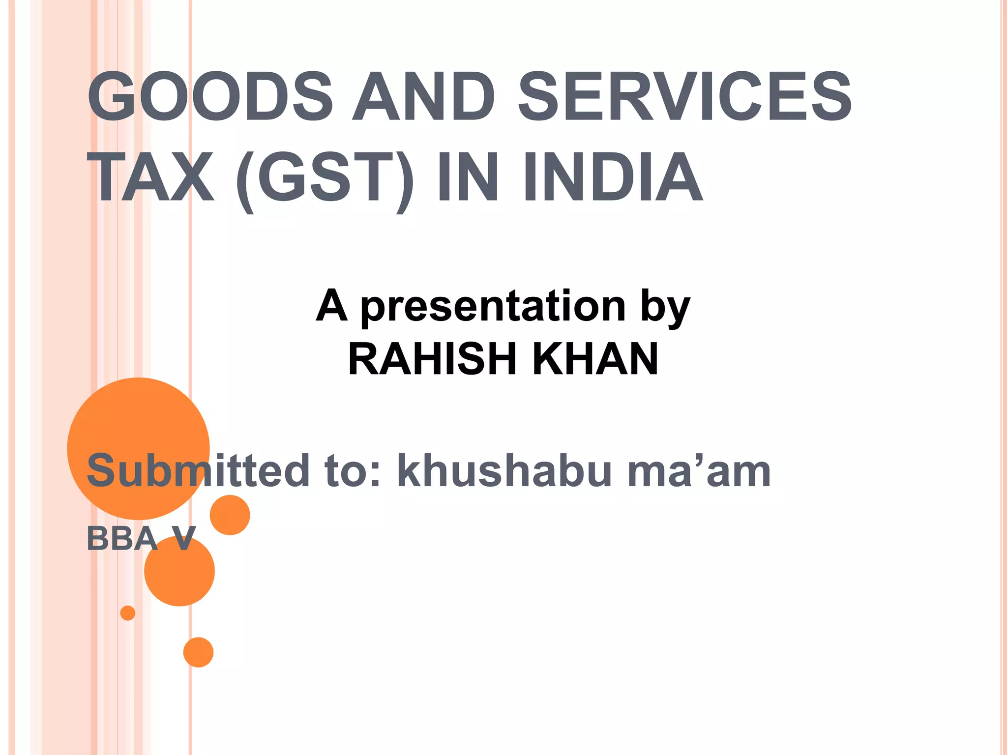 Gs tin india | PPTX