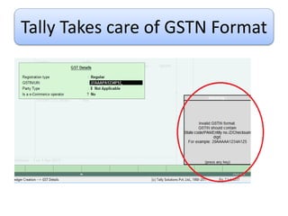 Gst in tally | PPTX | Business Accounting & Finance | Business