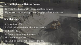 GST in the Cement Industry - by Frahim Adajania | PPTX