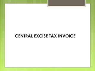 GST Tax Invoice Rules | PPT