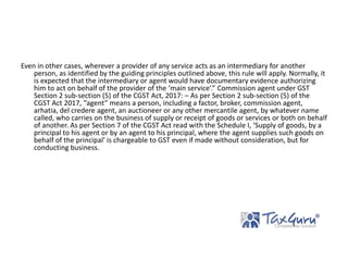 GST liability on Commission Agents-brokers.pptx