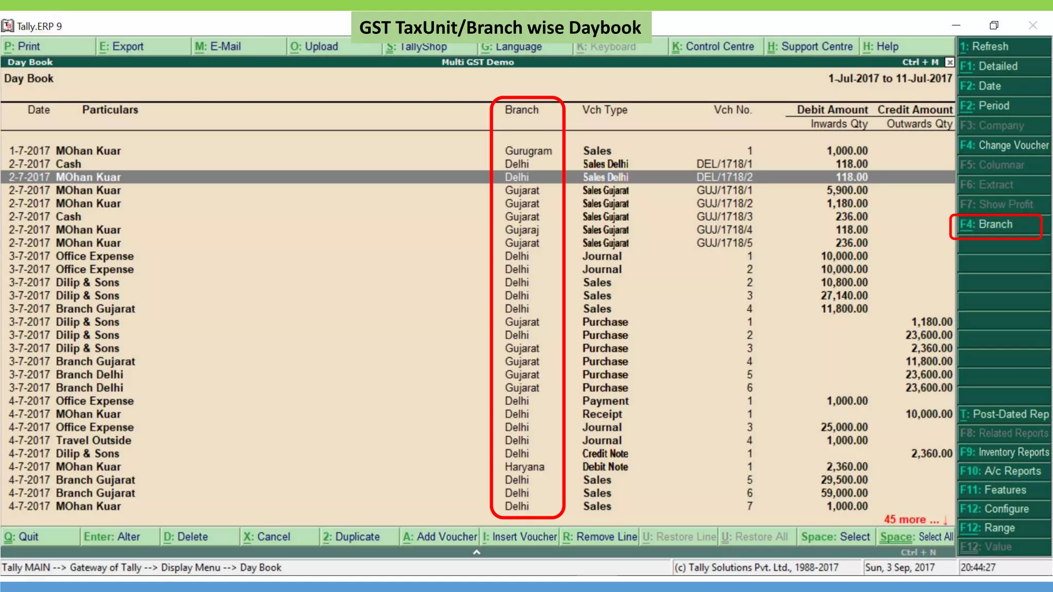Single Company Multi State GST Module | PPTX