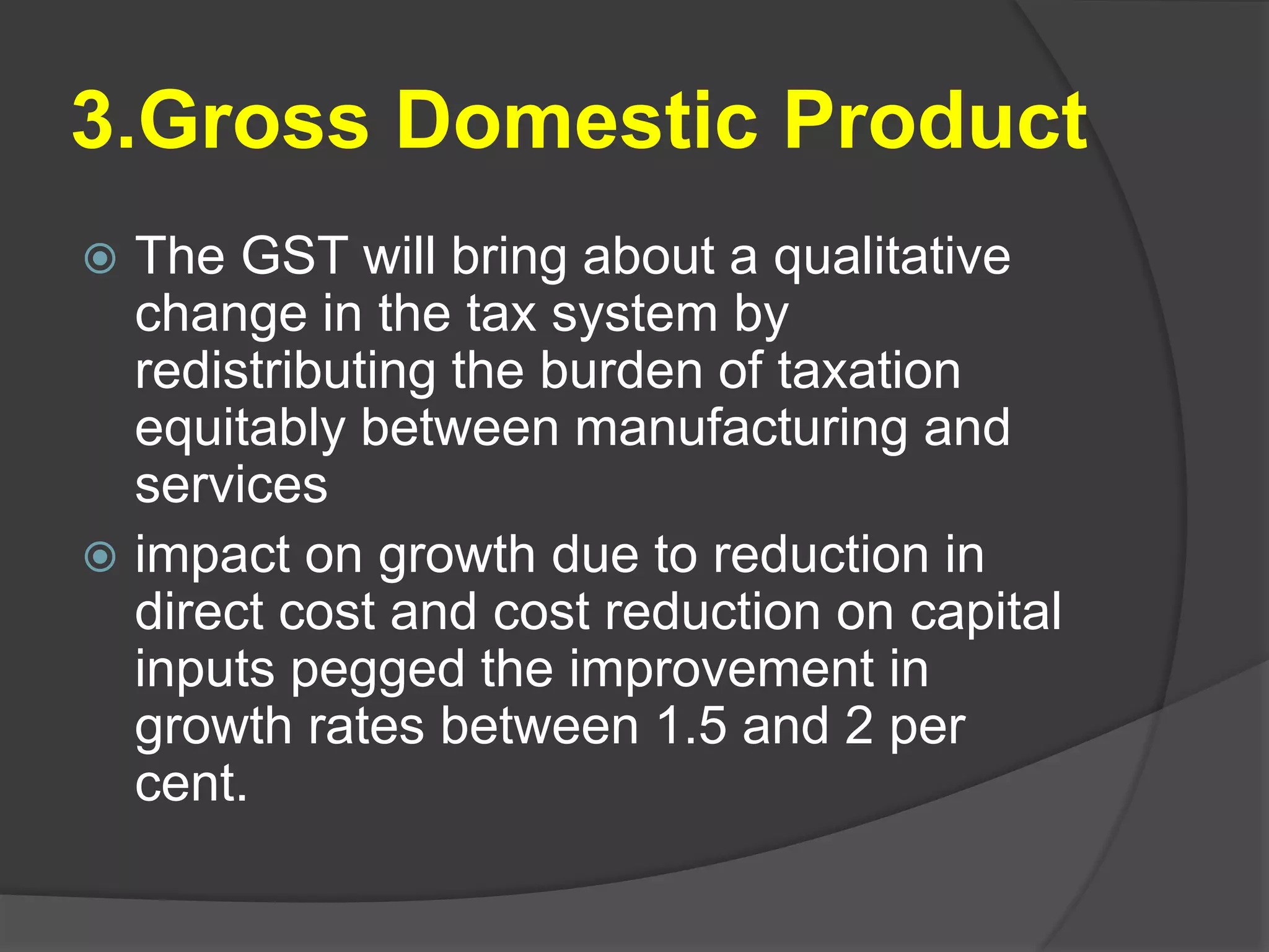 Impact of GST on Indian Economy | PPTX