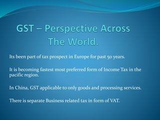 All about GST | PPTX