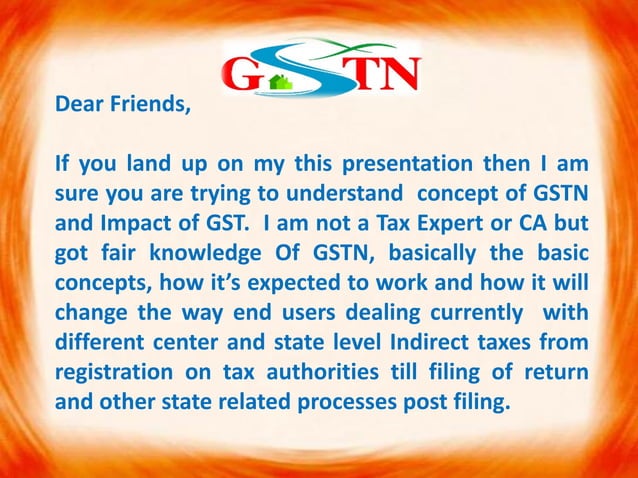 GST and GSTN Goods and Service Tax Network | PDF | Personal Taxes ...