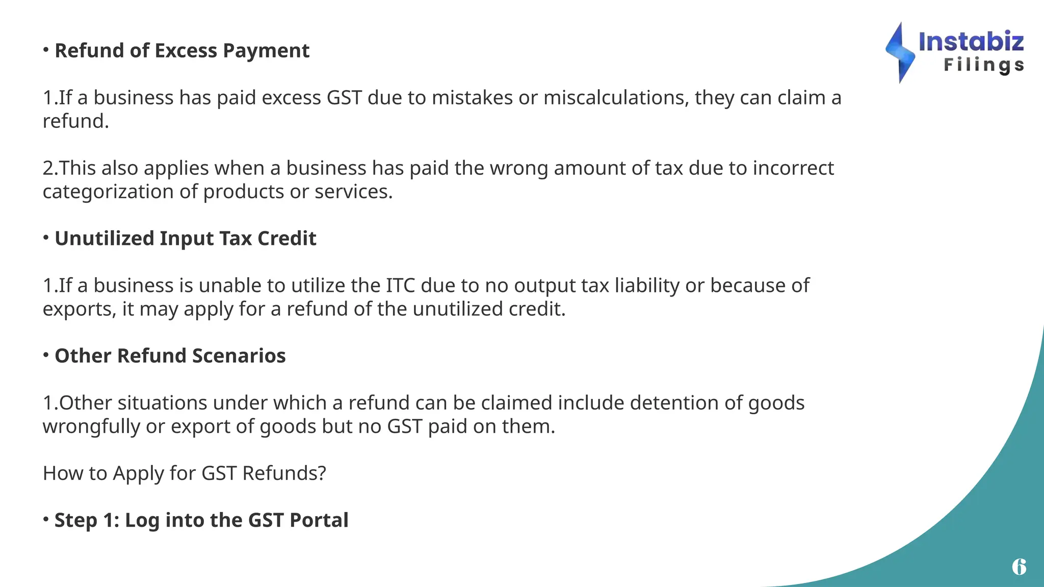 A Guide to GST Refunds: Process and Management | PPTX