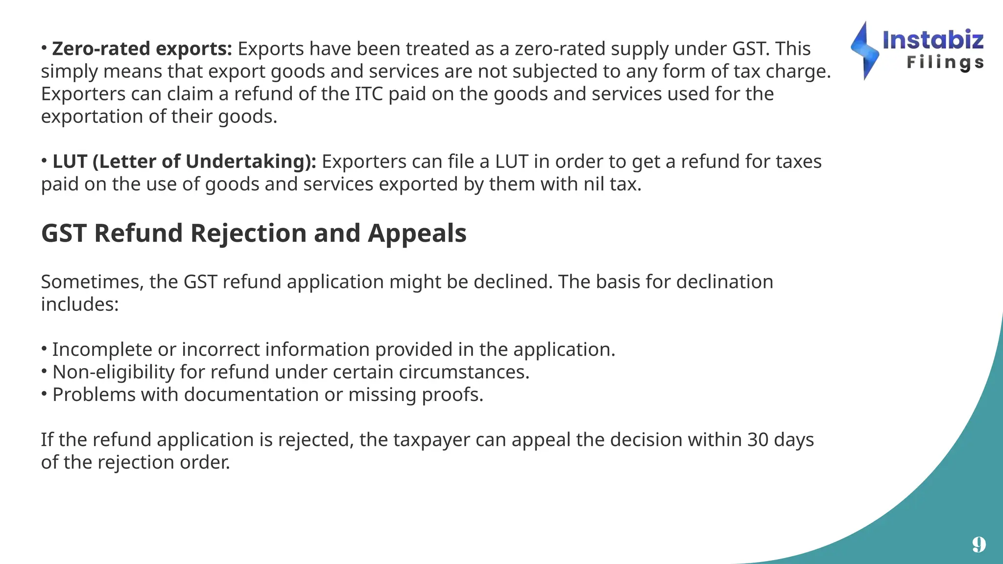 A Guide to GST Refunds: Process and Management | PPTX