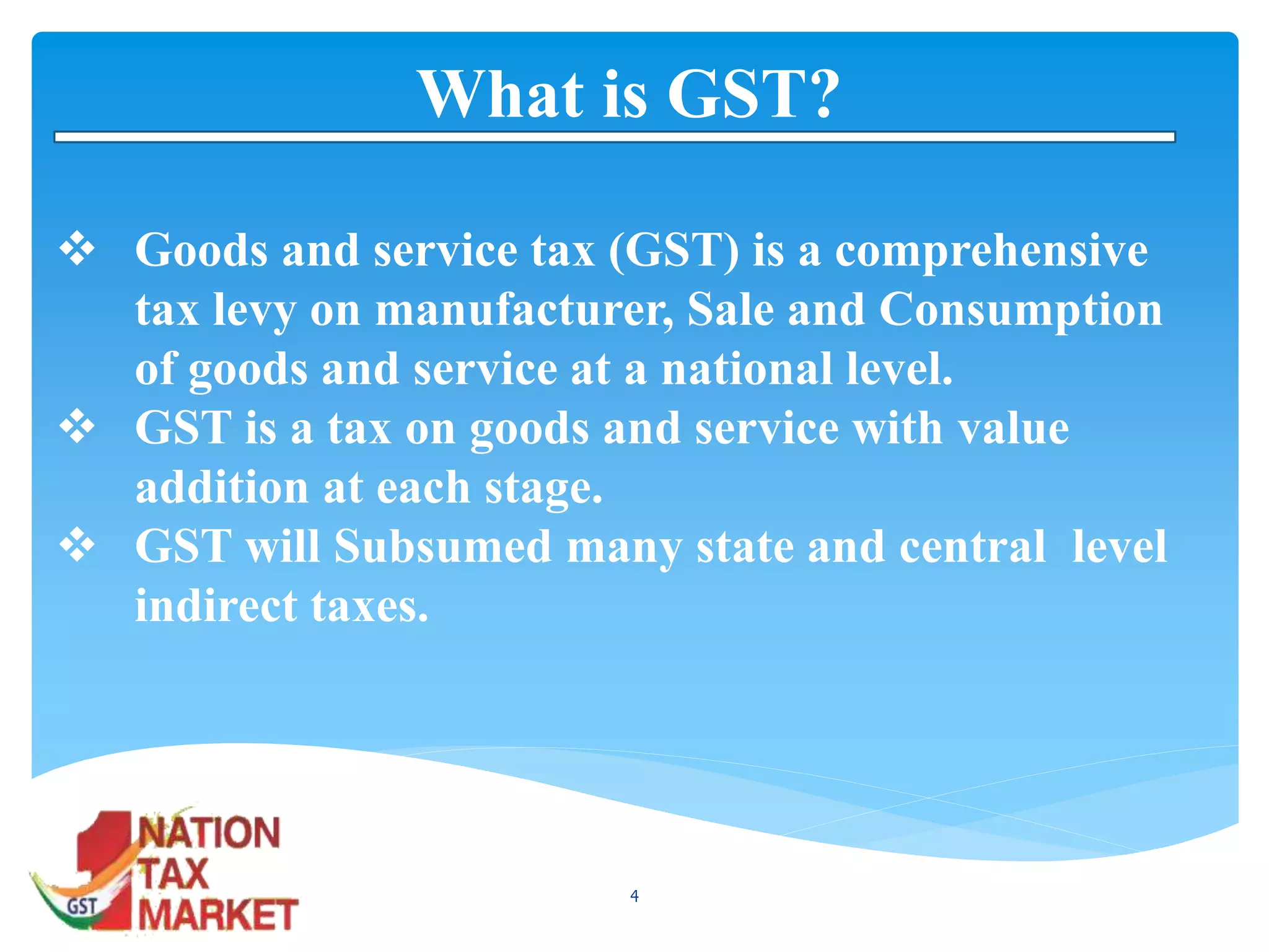 Gst possibilities and problems | PPTX