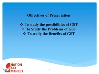 Gst possibilities and problems | PPTX