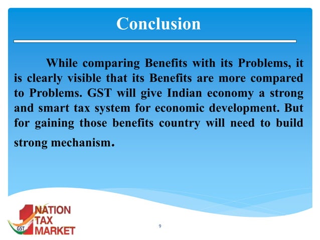 Gst possibilities and problems | PPTX