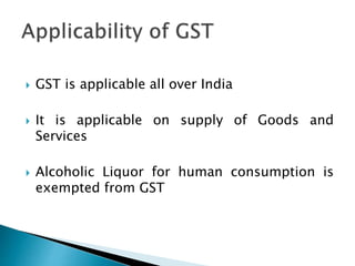 GST PPT - 1.pptx | Personal Taxes | Personal Finance