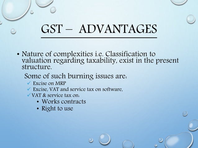 Gst ppt | PPTX | Government Support and Welfare | Financial Assistance