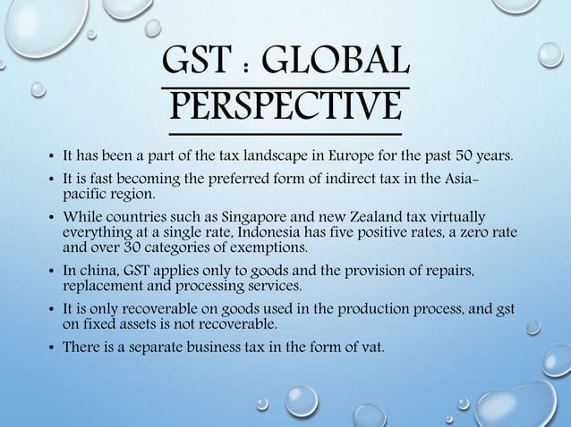 Gst ppt | PPTX | Government Support and Welfare | Financial Assistance