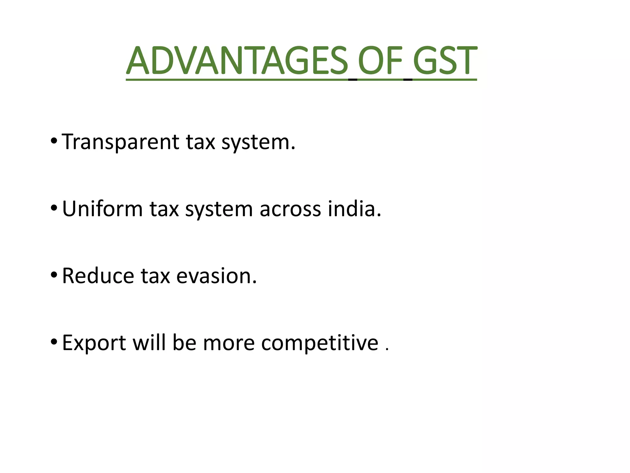 Gst ppt | PPT