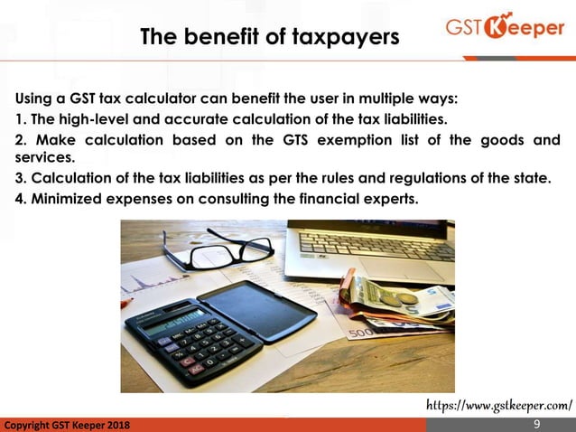 GST Tax Calculator: Interstate and Intrastate Transactions | PPTX
